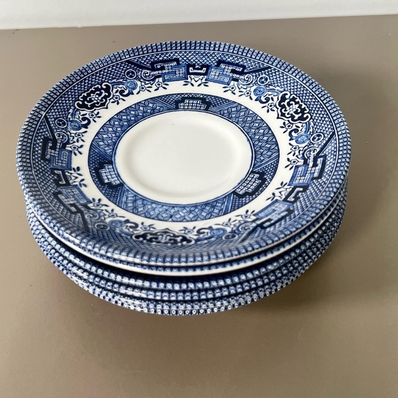 Churchill | Kitchen | Churchill China Blue Willow Made In England Tea ...